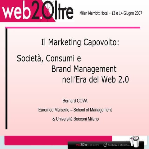 Il Marketing Capovolto - Bernard Cova | PPT
