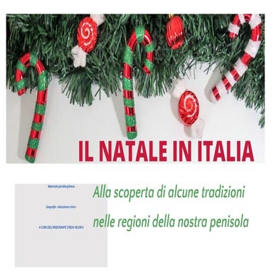 Il natale in Italia e le tradizioni regionali | PDF
