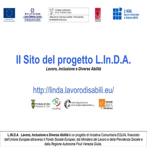 Il Sito Del Progetto Linda | PPT | Computing | Technology & Computing