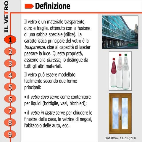 Il Vetro | PPT