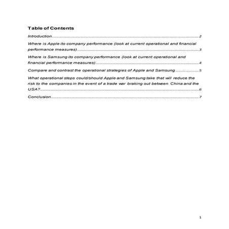 Operations management assignment | DOCX