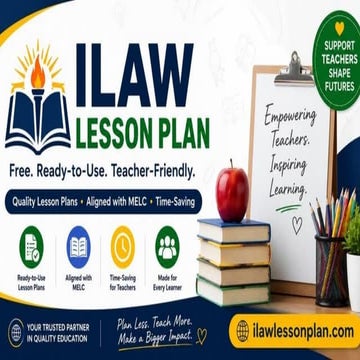 Guidelines on ILAW Lesson Planning: A Modern Framework for Effective ...