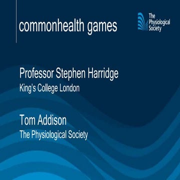 Professor Stephen Harridge and Tom Addison - Future of Ageing 2023 | PPTX