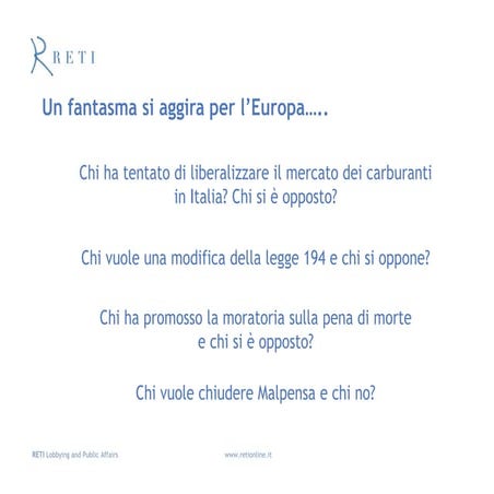 Reti Spa | PDF | Business | Business and Finance