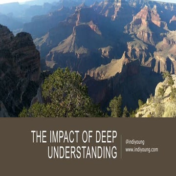The Impact of Deep Understanding | PPT