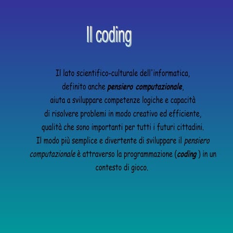 Il coding | PPT