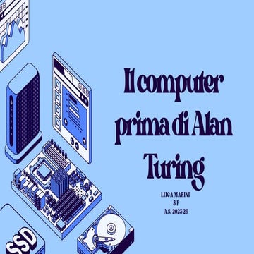 Il computer prima di Alan Turing e tanti altri | PDF