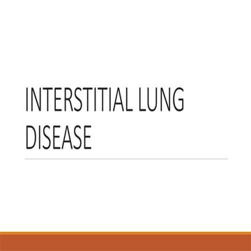 Interstitial Lung Disease (ILD) Respiratory diease.pptx