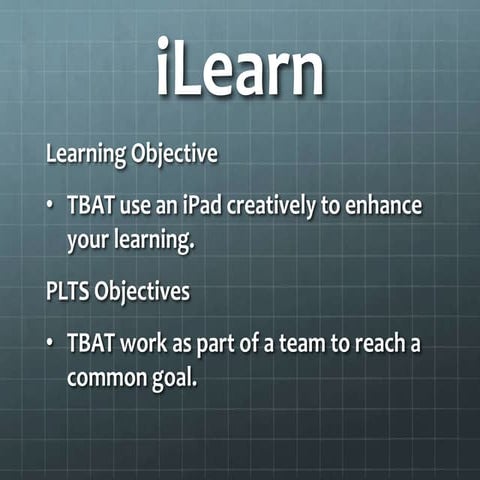 iLearn | PPT