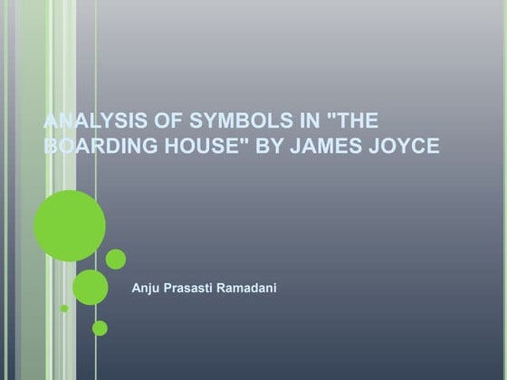 Plot Analysis of "The Boarding House" by James Joyce | PPTX | Fiction ...