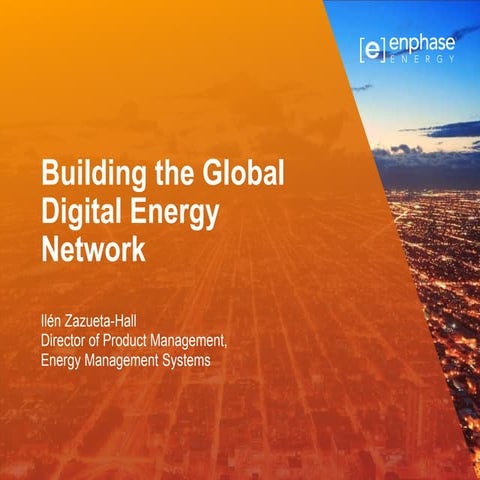 Building the global digital energy network | PPTX