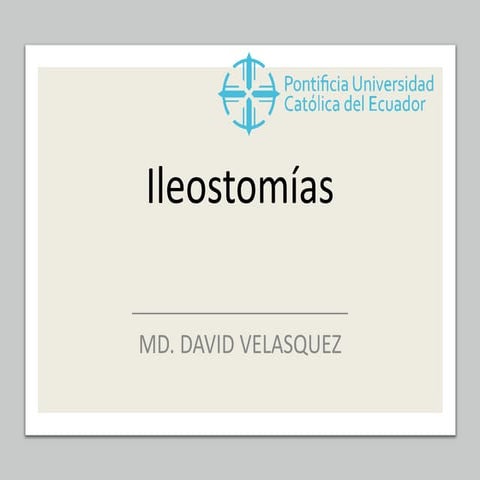 Ileostomia Continente Kock Tecniche Chirurgiche Delle Enterostomie E