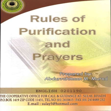 Rules of_purification_and_prayer | PDF