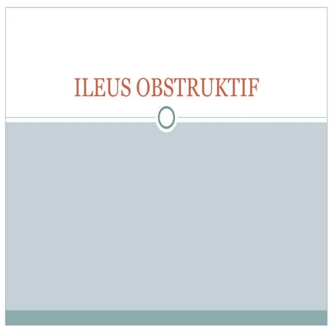 Ileus | PPT