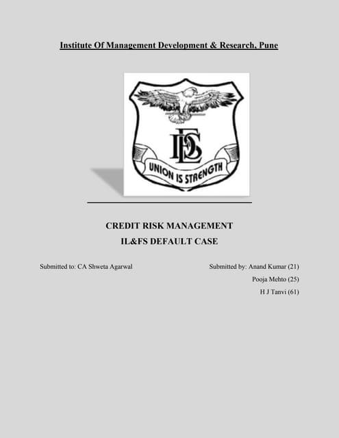 Il&fs presentation | PPT