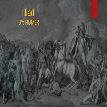 ILiad by: HOMER | PPT
