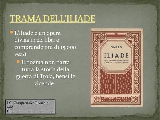 Riassunto iliade | PDF