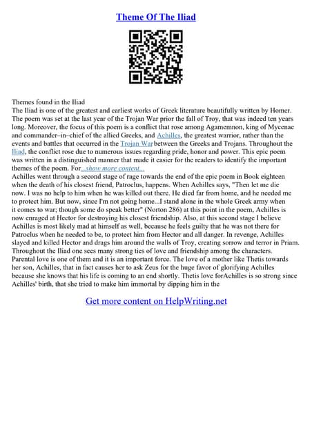 Hector returns home | PPT