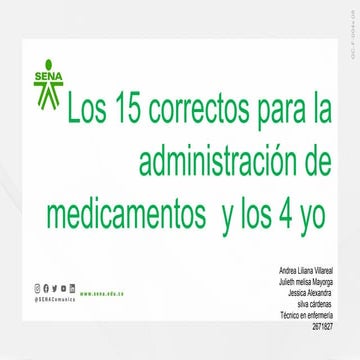 Los 10 correctos en enfemeria | PPTX