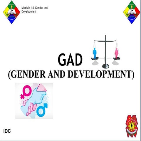 GAD- GENDER AND DEVELOPEMENT | PPTX