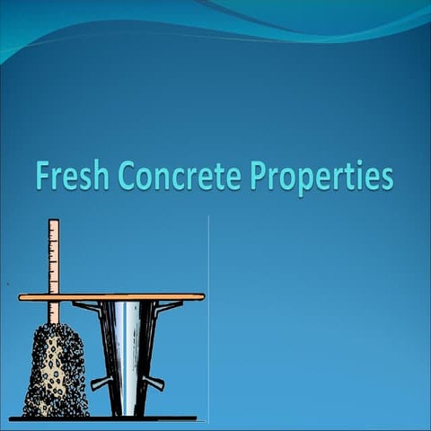 Flow test of concrete | PDF