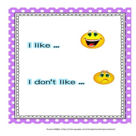 I like i don't like | PDF