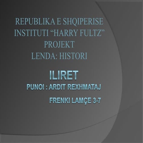 Iliret Ardit Rexhmataj | PPT