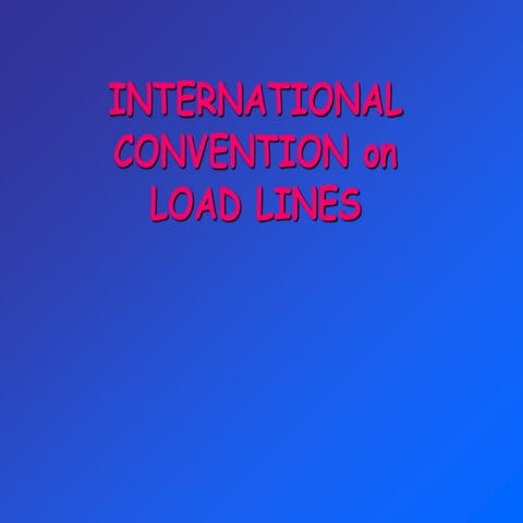Ill ccntcn load line convention | PPT