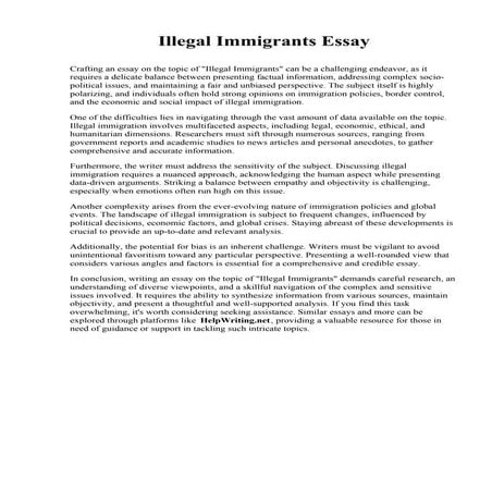 Illegal Immigrants Essay.pdf
