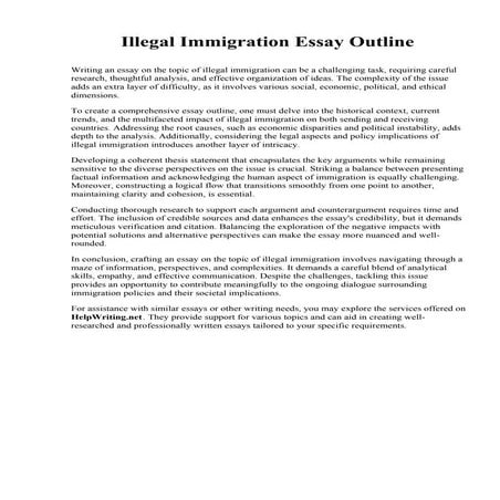 Illegal Immigration Essay Outline.pdf