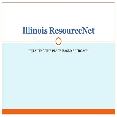 The Place Based Approach for Grant Funding | PPT