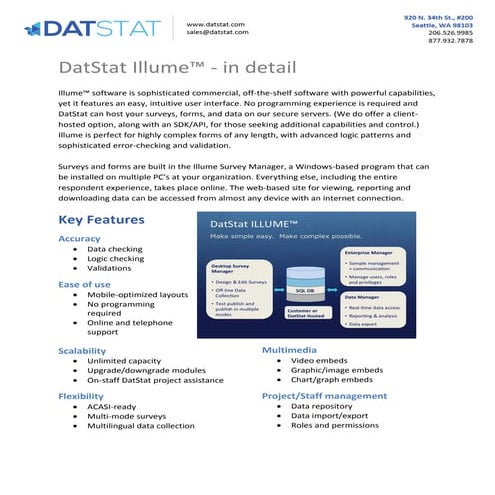 DatStat Illume | PDF