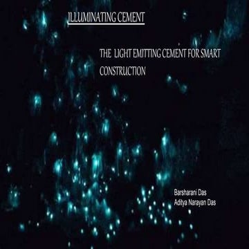 Light Generating cement | PPTX