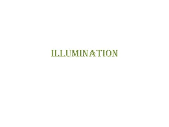 Illumination - Method of calculation | PPSX | Interior Decorating ...
