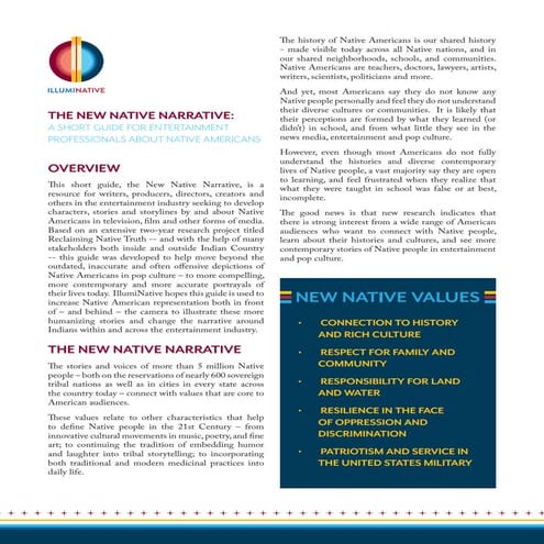Illuminative The New Native Narrative: A Short Guide for Entertainment ...