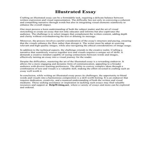 Illustrated Essay | PDF