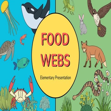 Illustrated Food Webs for Elementary Presentation.pptx