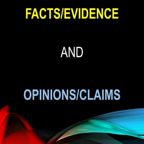 Fact or opinion | PPTX