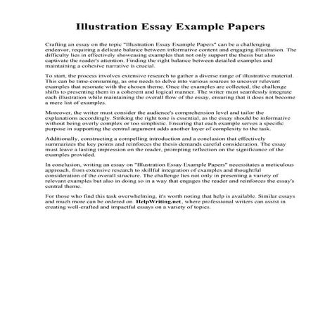Illustration Essay Example Papers.pdf
