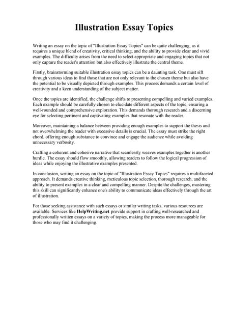 Illustration Essay Example Papers.pdf