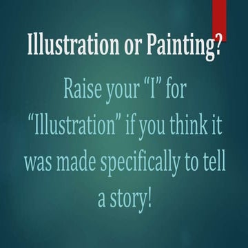 Illustrations vs paintings | PPT