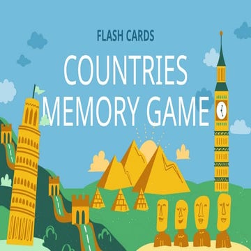 Illustrative Countries Memory Game Flash Cards.pptx