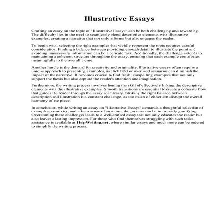 Illustrative Essays. Grand Canyon University | PDF | Free Download