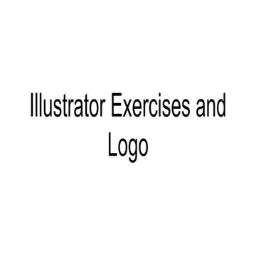 Illustrator Exercises and Logo | PDF