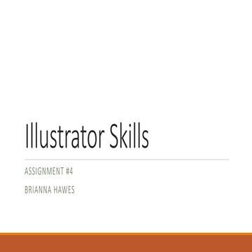 Illustrator skills | PPT