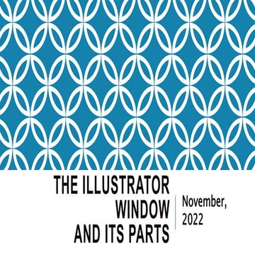 Adobe Illustrator Window and its Parts.ppt