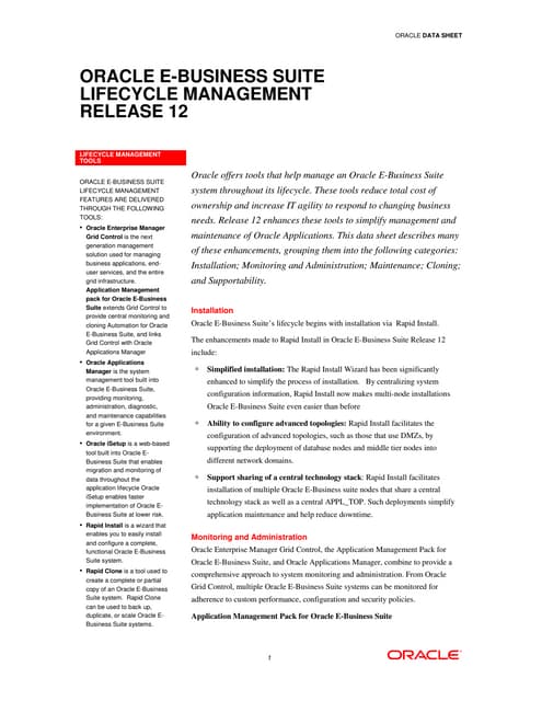 Ebs ecc-quick-start-guide | PDF | Operating Systems | Computer Software and Applications
