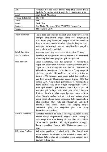 Ppt review jurnal | PPTX