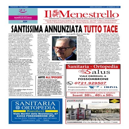 Il Menestrello del 22 marzo 2019 | PDF