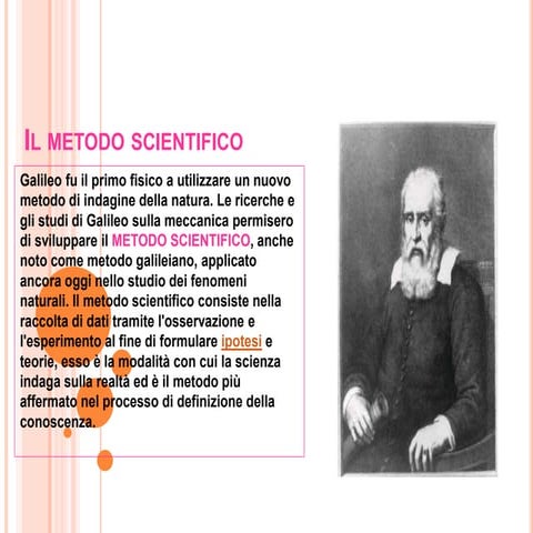 Il metodo scientifico | PPTX